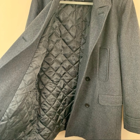 Black Rivet | Jackets & Coats | Black Rivet Mens Pea Coat Wool Blend ...